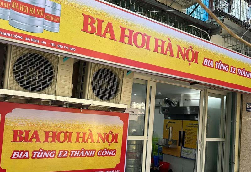 Bia Tùng E2 Thành Công - Bia Hơi Hà Nội 102E2 Tập thể Thành Công, Ba ...