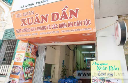 Nhà hàng Xuân Dần, Nhà hàng Xuân Dần 93 Quán Thánh, Nhà hàng Xuân Dần ...